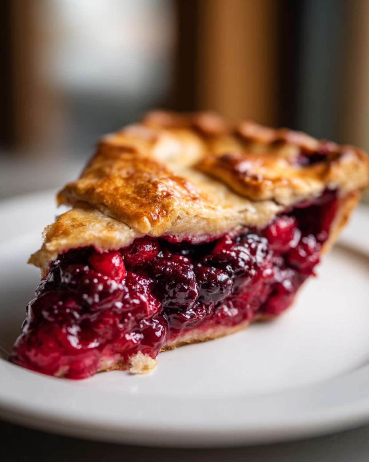 Amazing 1 Berry Pie Joy. Flaky Crust