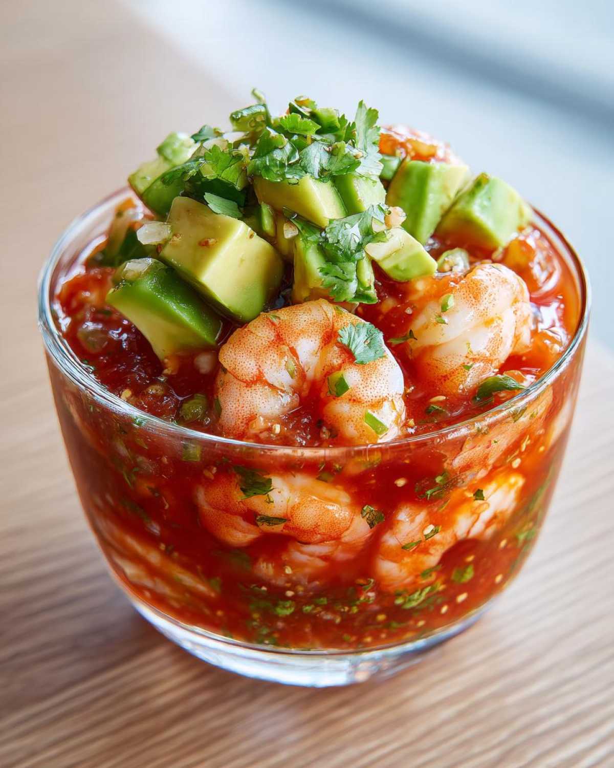 Amazing Mexican Shrimp Cocktail In 1 Step