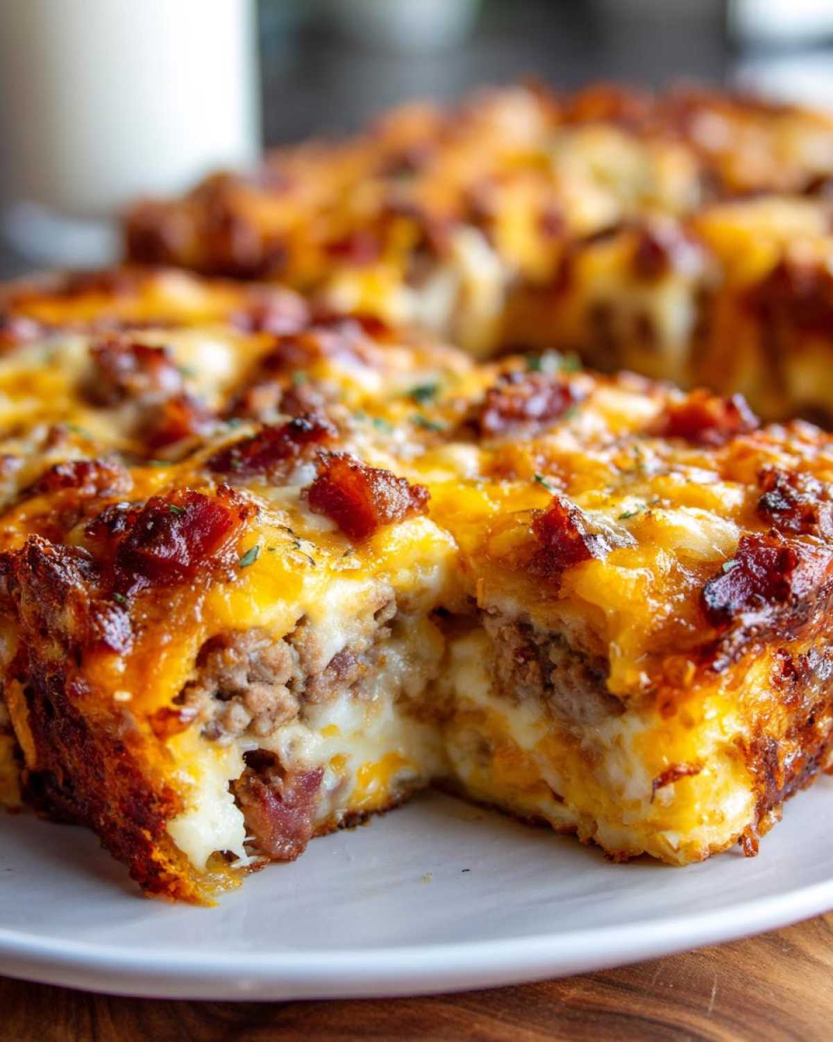 Amazing 15-Min Bacon Cheeseburger Casserole