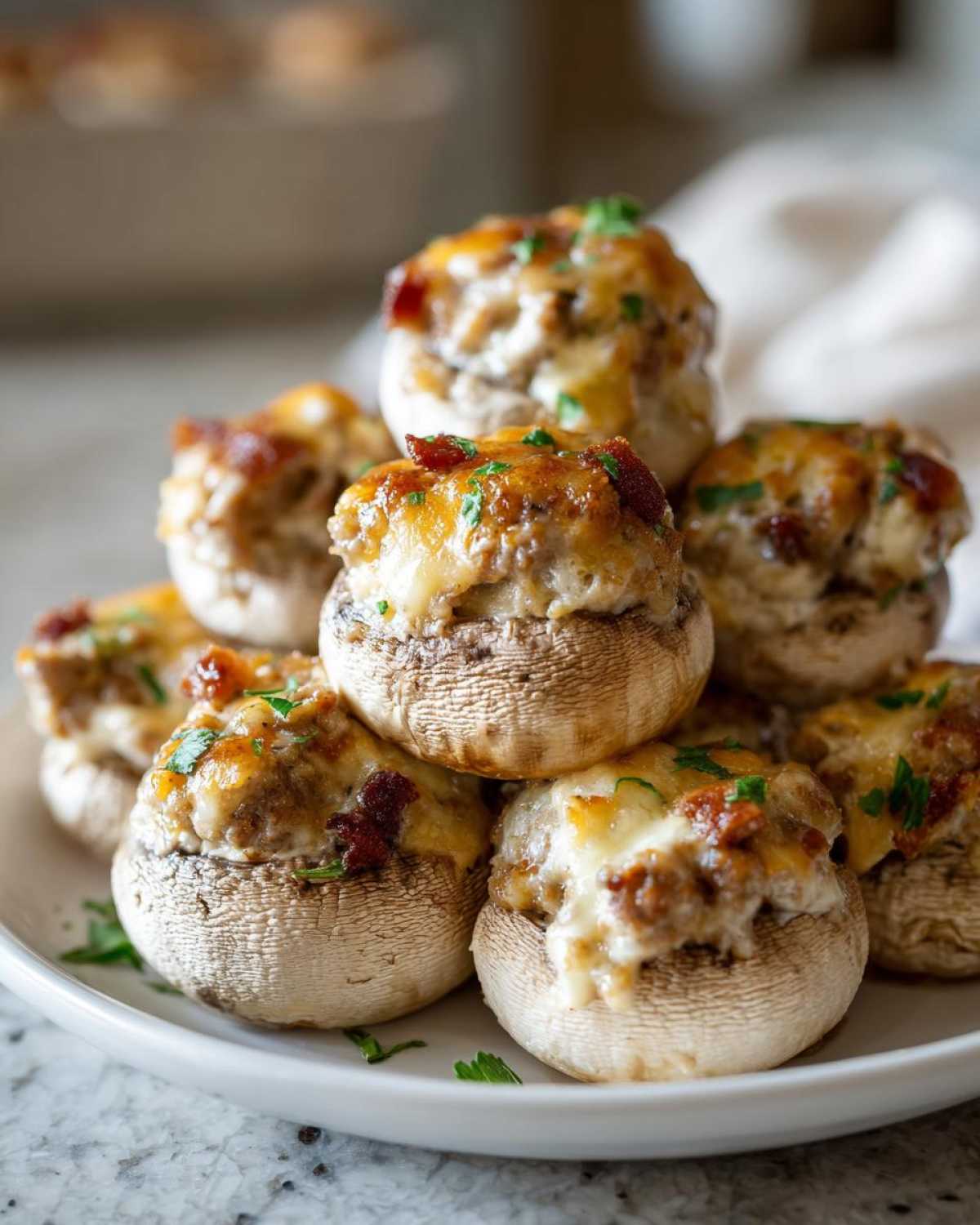BEST Stuffed Mushrooms Recipe In 15 Mins
