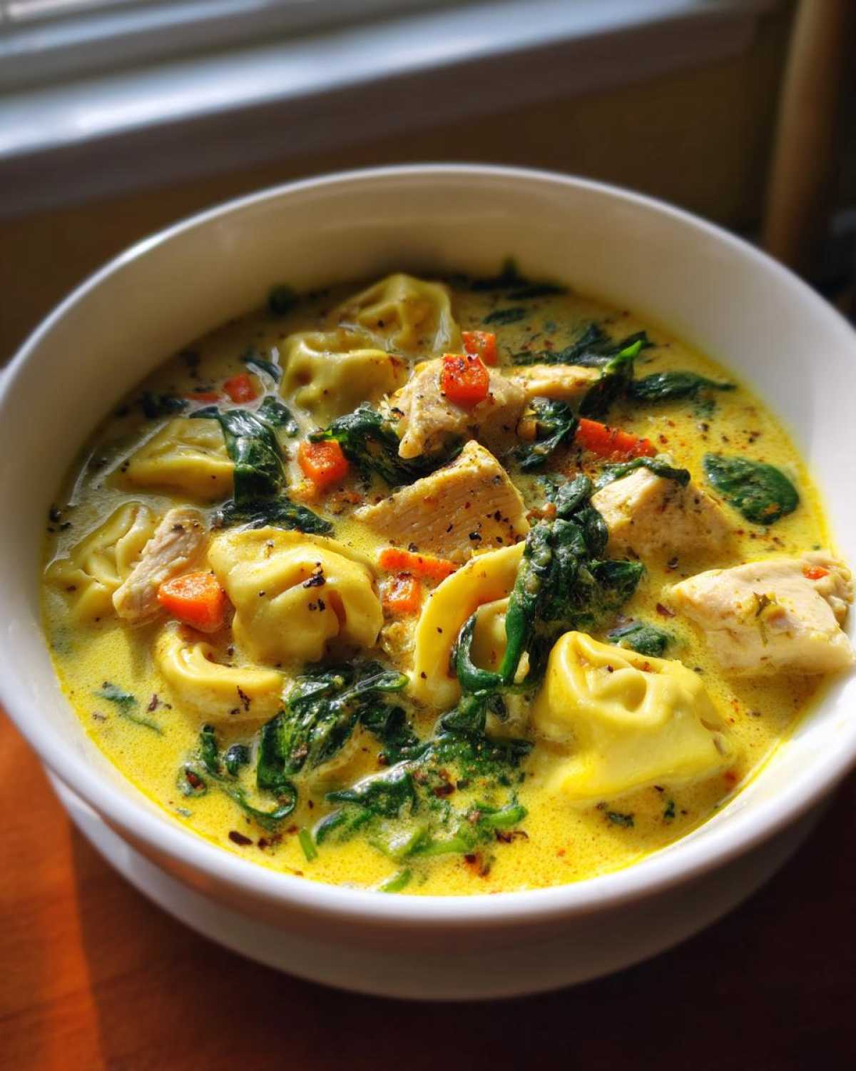 Amazing 30-Minute Creamy Tortellini Soup