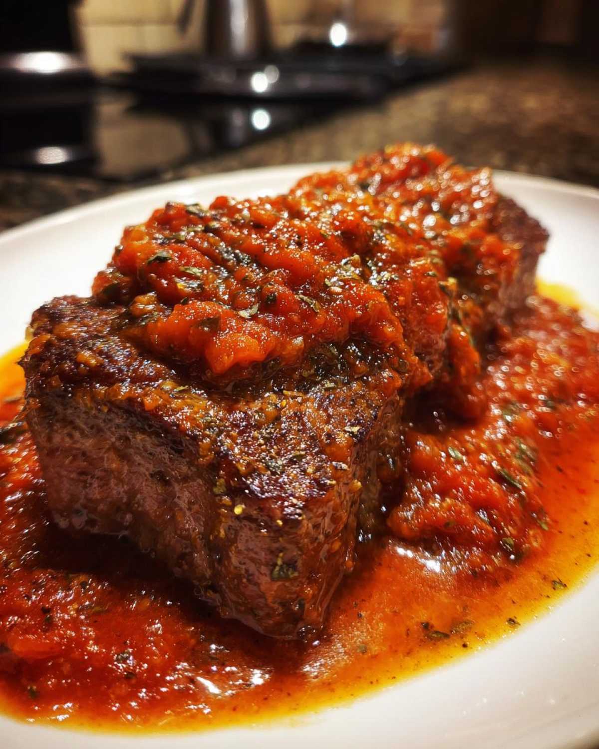 55 Minute Steak Pizzaiola Joy